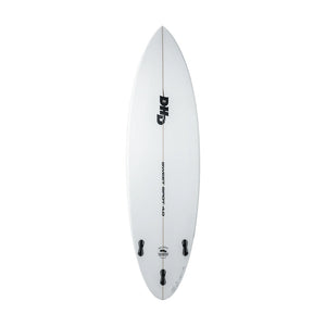 DHD | Sweet Spot 4.0 Step Up Fibreglass Surfboard. White/Clear
