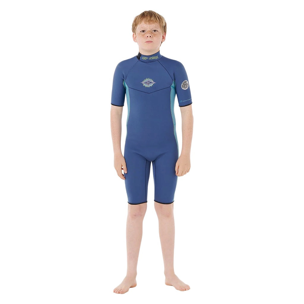 Rip Curl | Boys Dawn Patrol 2mm Back Zip Short Sleeve Spring Suit Wets