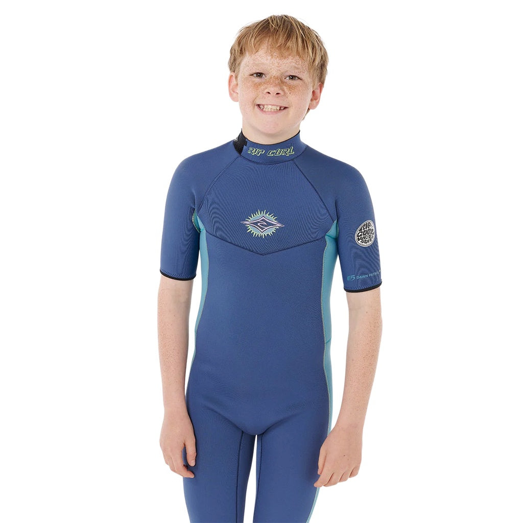 Rip Curl | Boys Dawn Patrol 2mm Back Zip Short Sleeve Spring Suit Wets