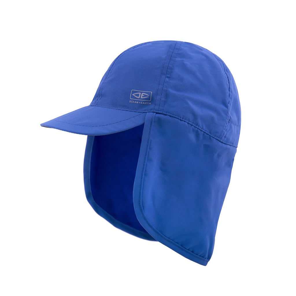 Ocean & Earth | Kids Sunbreaker Beach Hat UPF50+ Legionnaire Cap. OSFM